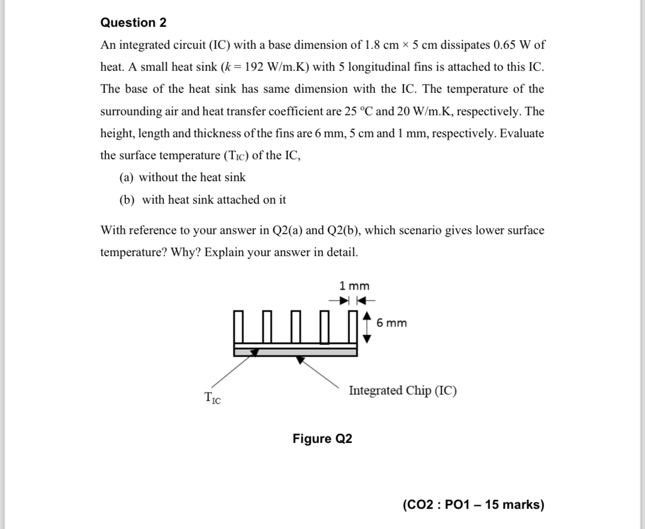 Solved Question 2An integrated circuit (IC) ﻿with a base | Chegg.com