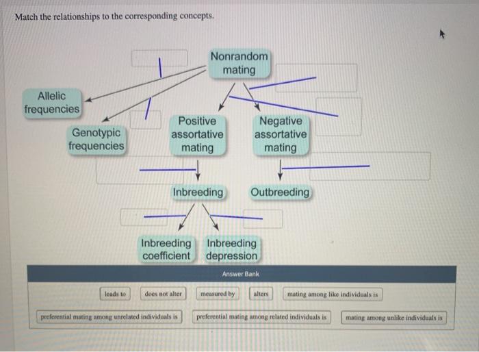 Match the relationships to the corresponding | Chegg.com