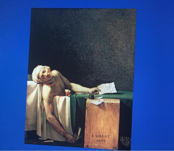 A MARAT DAVID 33. Why is this man in a bathtub? A) | Chegg.com