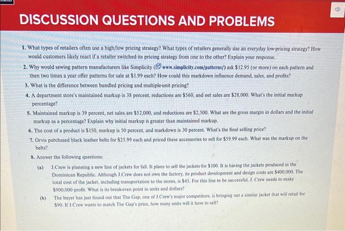 Solved 1. Distinguish between variety and assortment. Why | Chegg.com