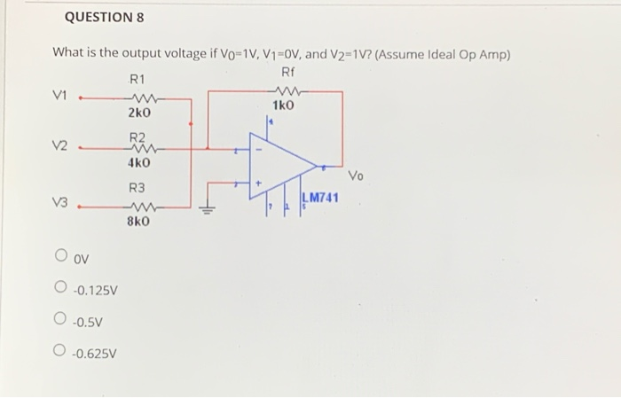 Solved QUESTION 1 What is the overall voltage gain of this | Chegg.com