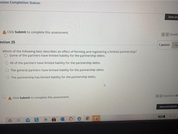 Solved estion Completion Status: Save and A Click Submit to | Chegg.com