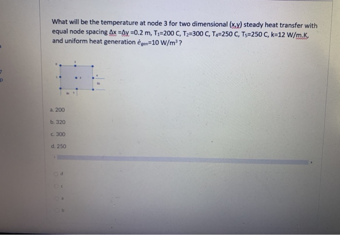 Solved What will be the temperature at node 3 for two | Chegg.com