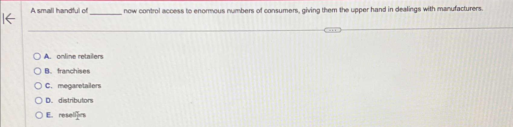 Solved A small handful of now control access to enormous | Chegg.com