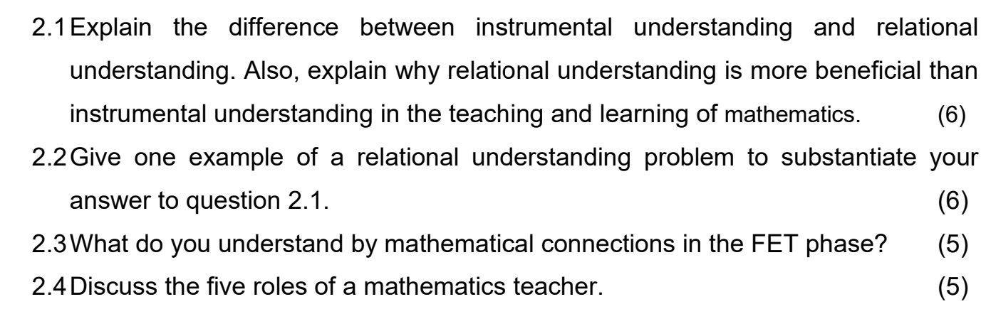 Solved 2.1 ﻿Explain the difference between instrumental | Chegg.com