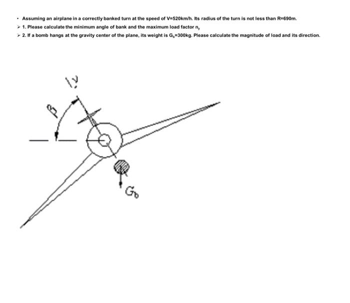 Solved - Assuming an airplane in a correctly banked turn at | Chegg.com