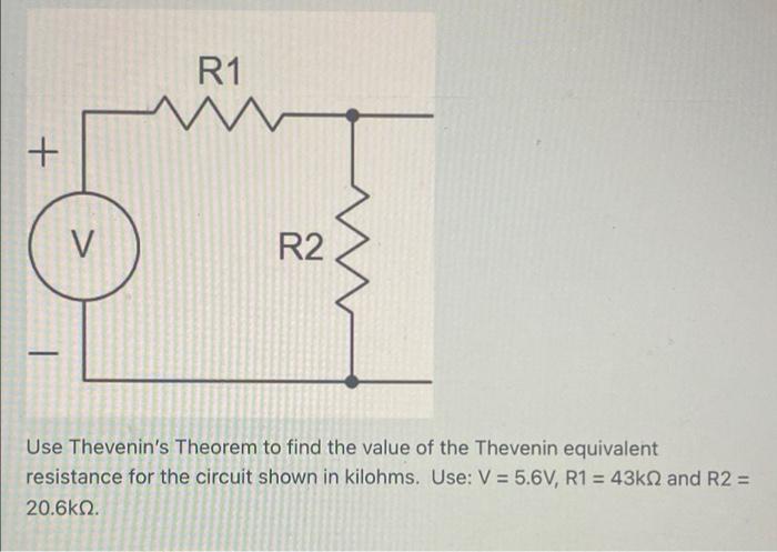 Solved R1 M + + V1 V2 R2 M » For the circuit shown, what is | Chegg.com