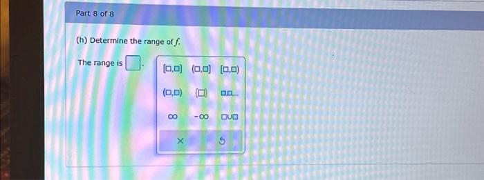 Solved Use the graph of y=f(x) to answer the following.Part | Chegg.com