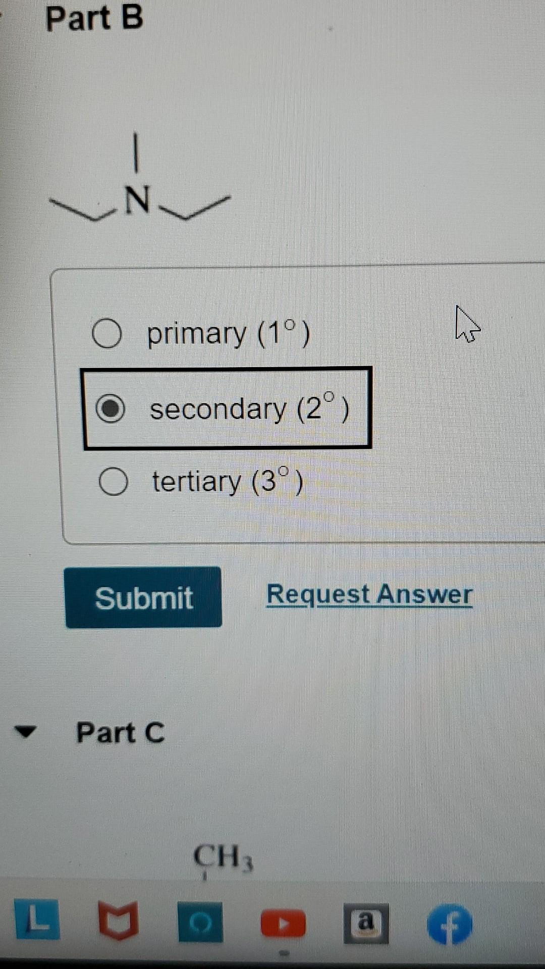 Solved primary (1∘) tertiary (3∘) | Chegg.com