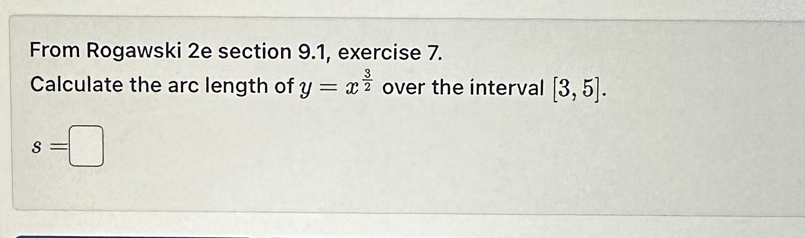 Solved From Rogawski 2 ﻿e section 9.1, ﻿exercise 7.Calculate | Chegg.com