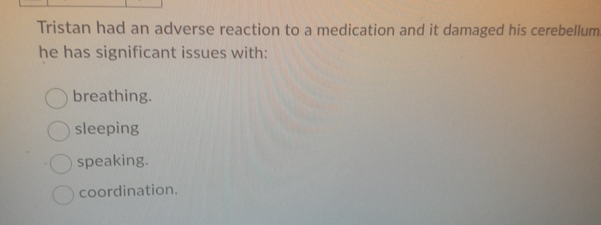 Solved Tristan had an adverse reaction to a medication and | Chegg.com