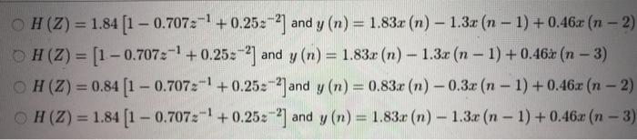 Solved Consider a causal LTI system with a pole-zero plot | Chegg.com