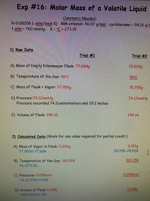 Solved I need help solving for 3A, 3B, 3C, 3D with the data | Chegg.com