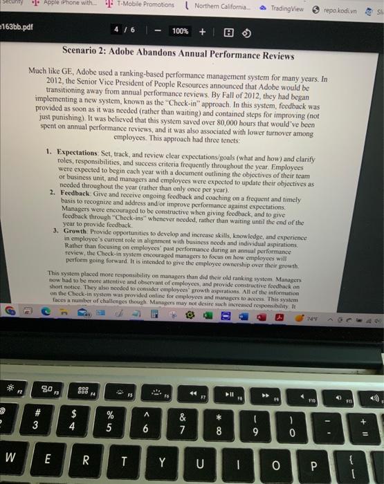 Solved Scenario 1: General Electric and 'Rank and Yank' When | Chegg.com