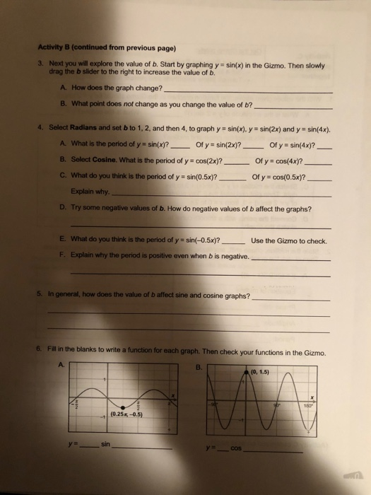 Solved Name: Date Student Exploration: Translating and | Chegg.com