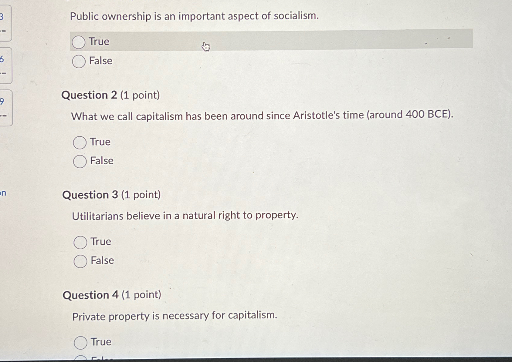 Solved Public ownership is an important aspect of | Chegg.com