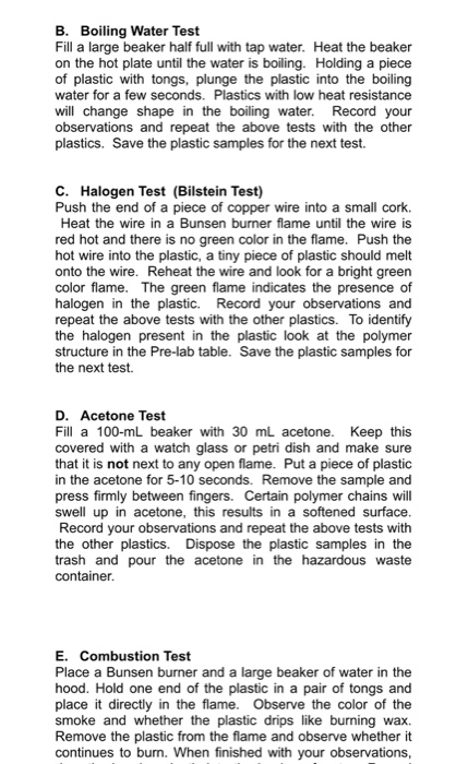 Solved Table 1 Plastic container code: Code Name of Plastic | Chegg.com