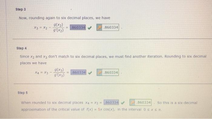 Solved Step 1 To maximize f(x) = 5x cos(x) on the interval 0 | Chegg.com
