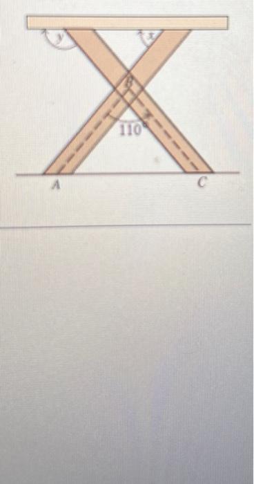 Solved the legs of a picnic table form an isosceles triangle | Chegg.com