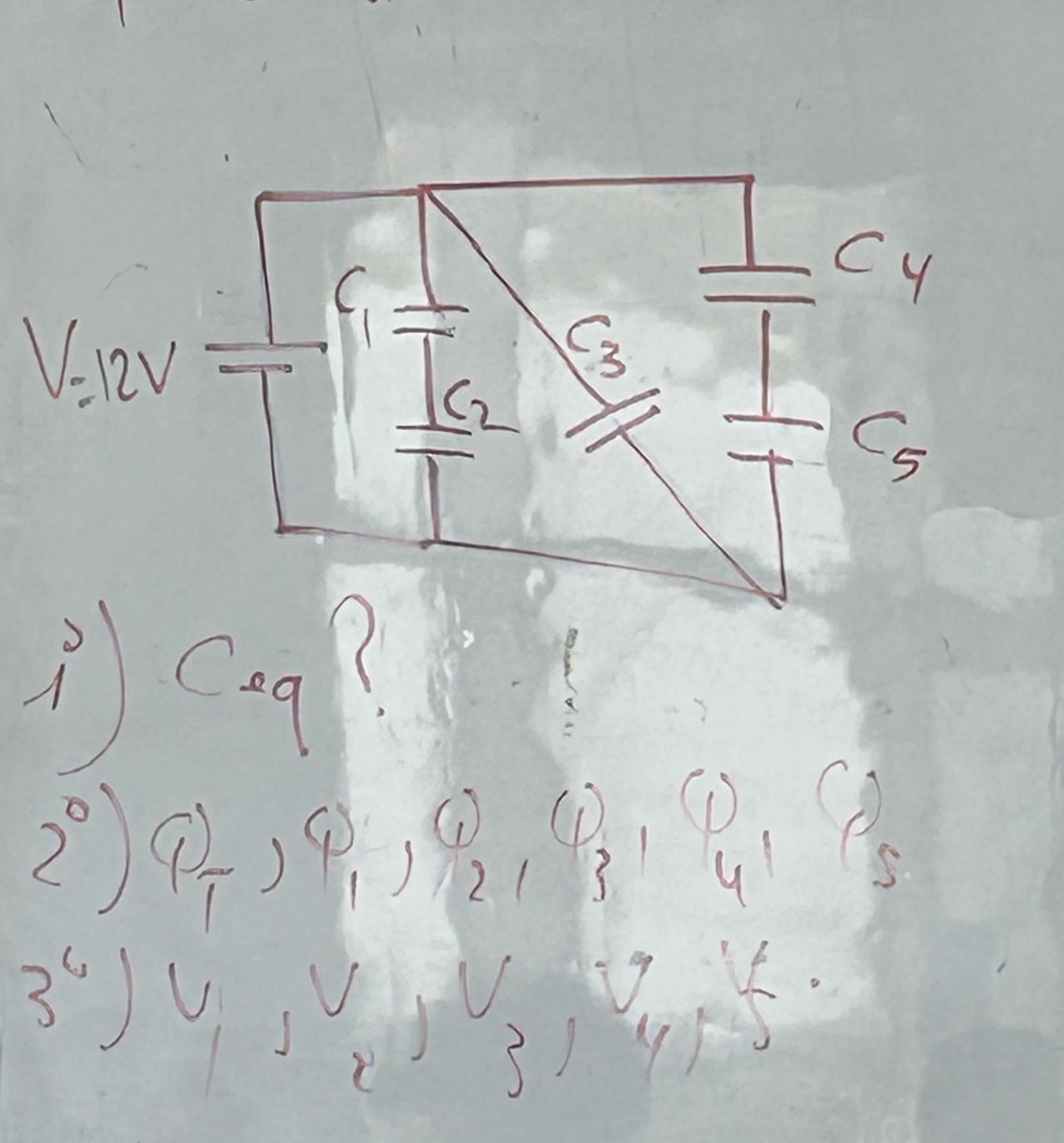 Solved Solve this question for this circuit in piece of | Chegg.com