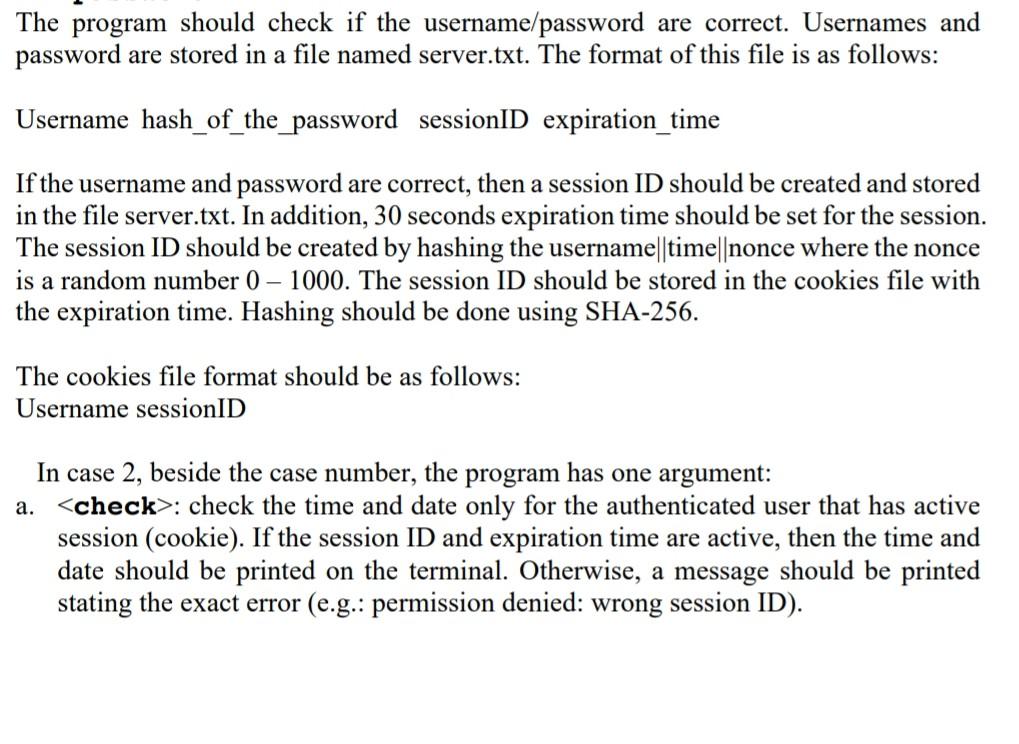 Solved please provide me with a c++ code on g++ that | Chegg.com
