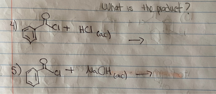 Solved What is the product ? Thai+ HCl (ac) pa ** + OH (ac) | Chegg.com