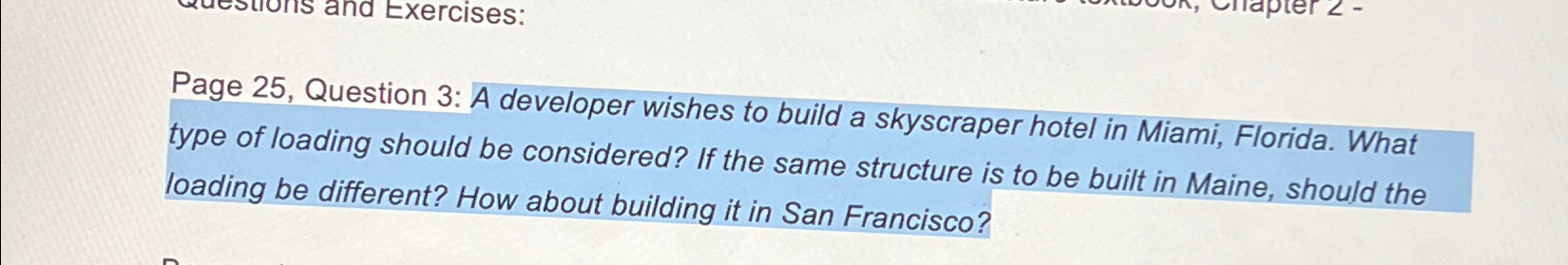 Solved A developer wishes to build a skyscraper hotel in | Chegg.com