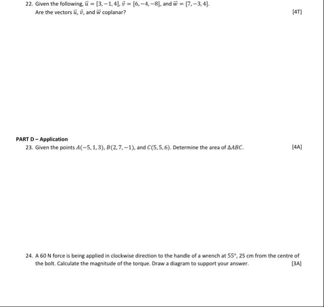 Given the following, | Chegg.com