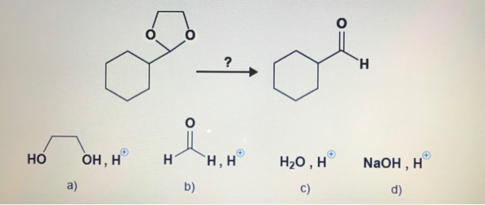 Solved The question says, "what reaction conditions could be | Chegg.com