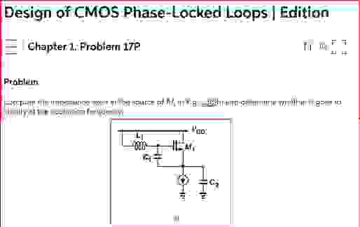 Design of CMOS Phase-Locked Loops / ﻿Editionq, | Chegg.com