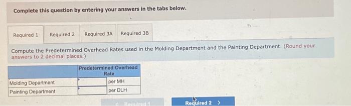Solved Problem 2-19 (Algo) Multiple Predetermined Overhead | Chegg.com