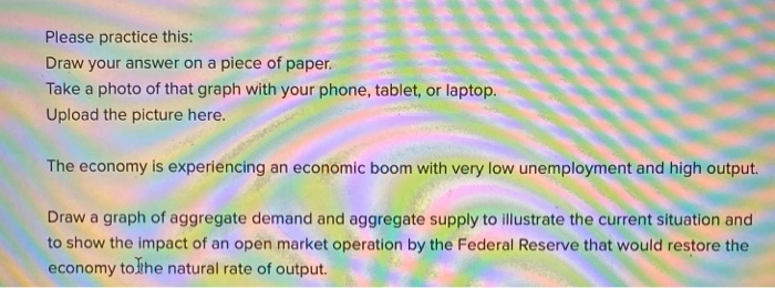 Solved Please practice this: Draw your answer on a piece of | Chegg.com
