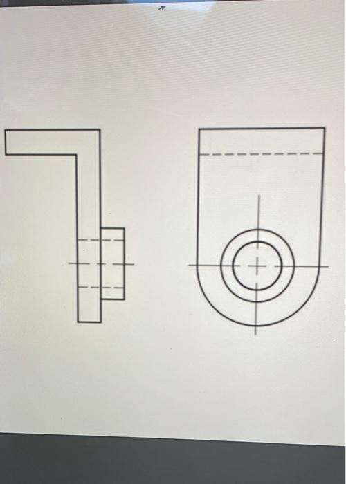 Solved Construct the extension lines,dimension lines,leaders | Chegg.com