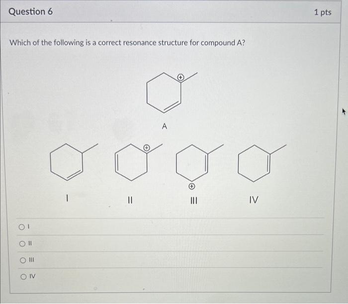 Solved Which of the following is a correct resonance | Chegg.com