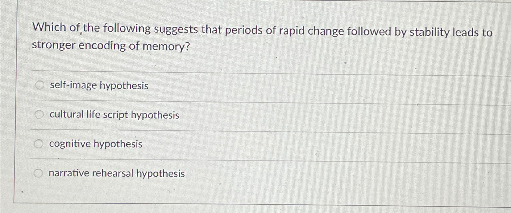 Solved Which of the following suggests that periods of rapid | Chegg.com Solved Which of the following suggests that periods of rapid | Chegg.com
