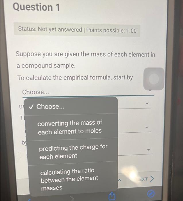 Solved Status: Not yet answered | Points possible: 1.00 | Chegg.com