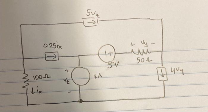 Solved calculate ix using node equation method. label all | Chegg.com