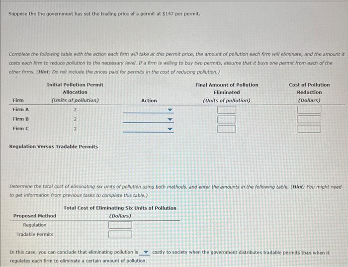 Solved 5. Correcting for negative externalities - Regulation | Chegg.com