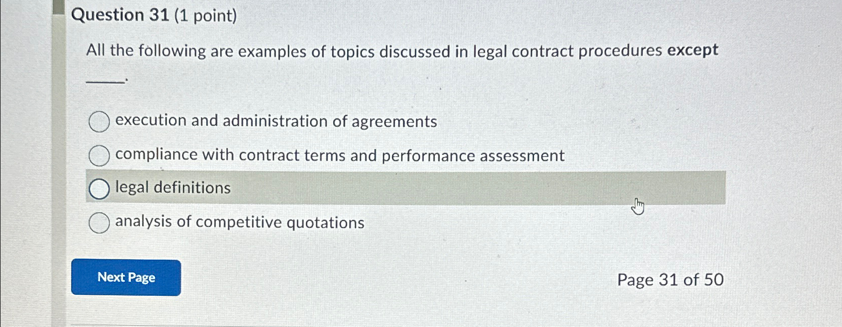 Solved Question 31 (1 ﻿point)All the following are examples | Chegg.com