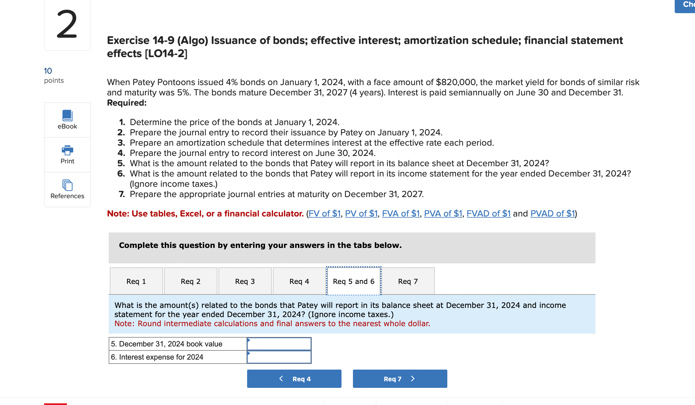 Solved Exercise 14-9 (Algo) ﻿Issuance of bonds; effective | Chegg.com