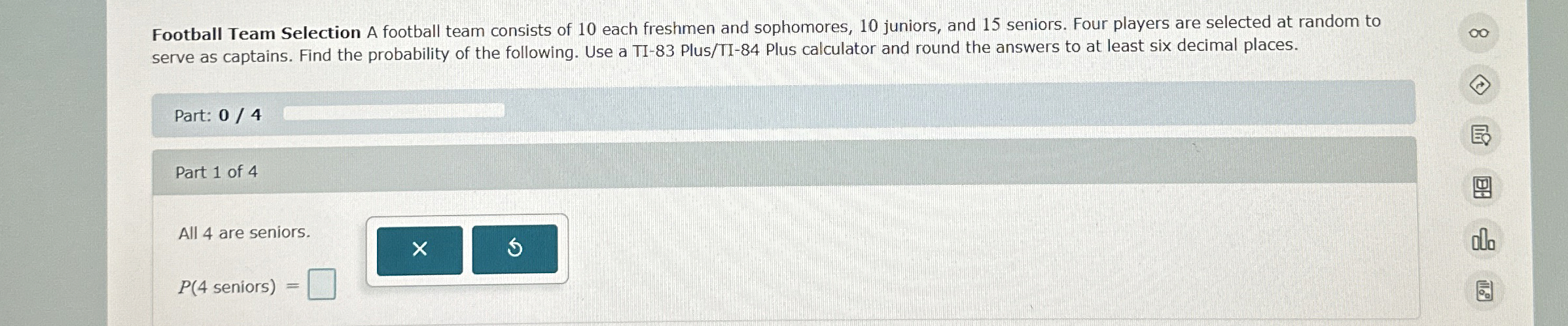 Solved Football Team Selection A football team consists of | Chegg.com