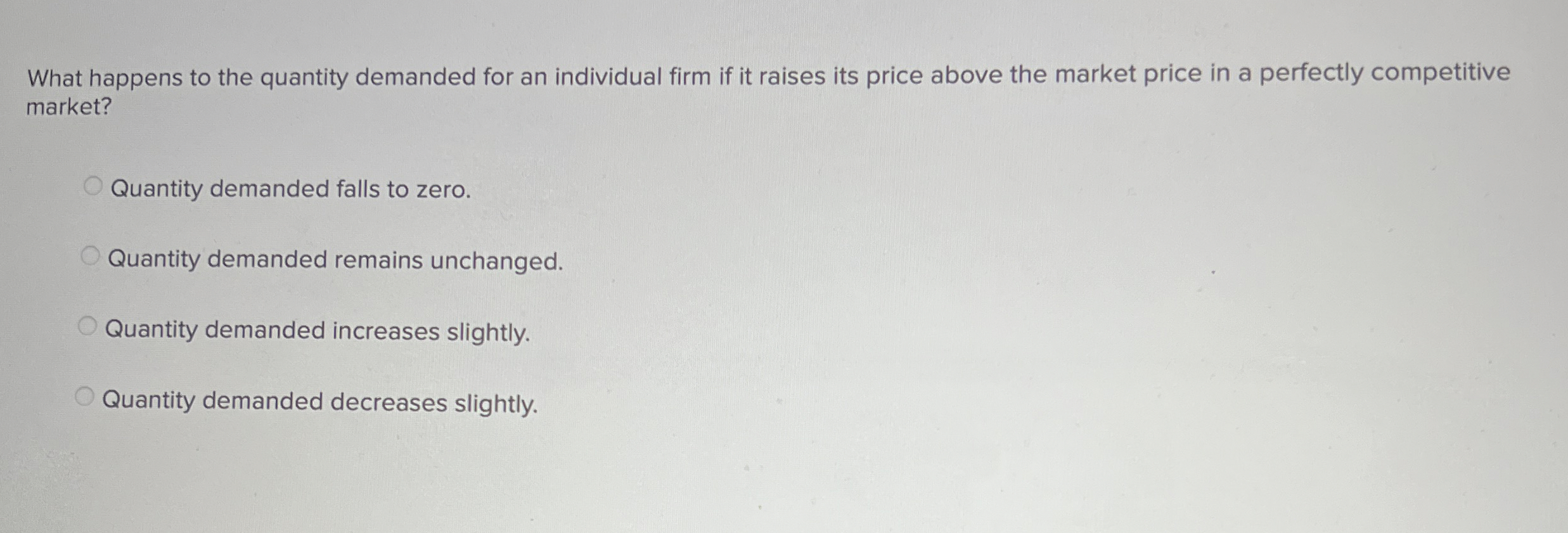 Solved How to solve What happens to the quantity demanded | Chegg.com