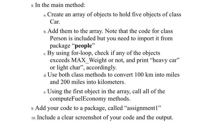Solved Write the Java code corresponding to the following | Chegg.com