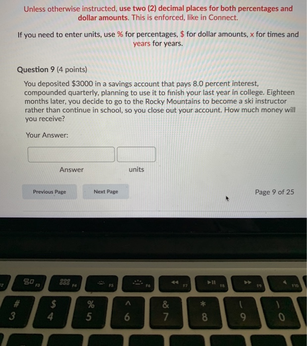 Solved Unless otherwise instructed, use two (2) decimal | Chegg.com