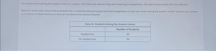 Solved As students weic exoing the student center on comous, | Chegg.com