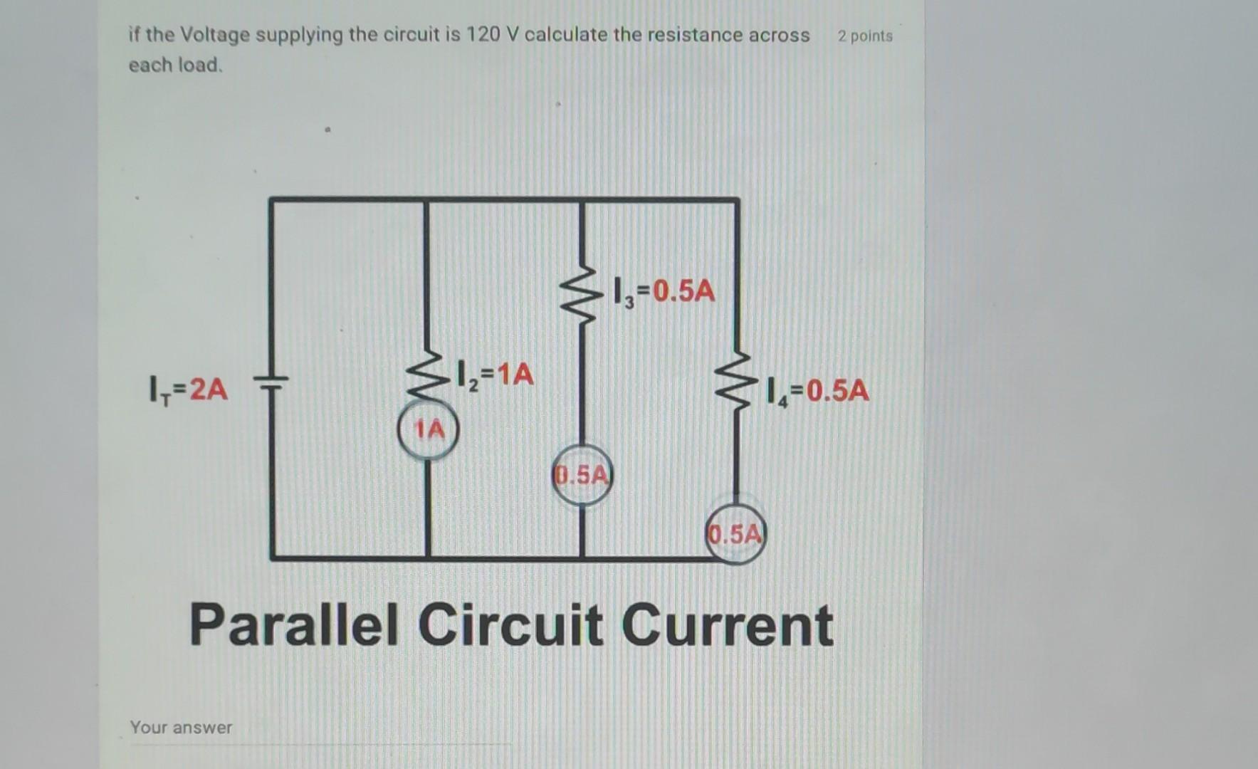 Solved Determine: 1. Resistance total 2. Current total 3. | Chegg.com