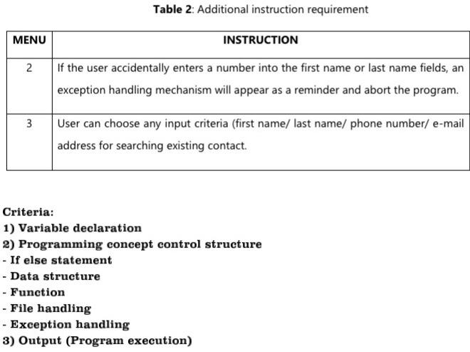 Solved Construct Python application based on a given | Chegg.com