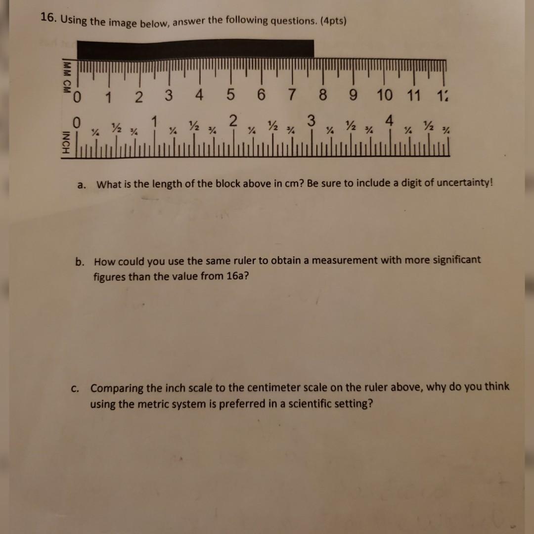 Solved 16. Using the image below, answer the following | Chegg.com