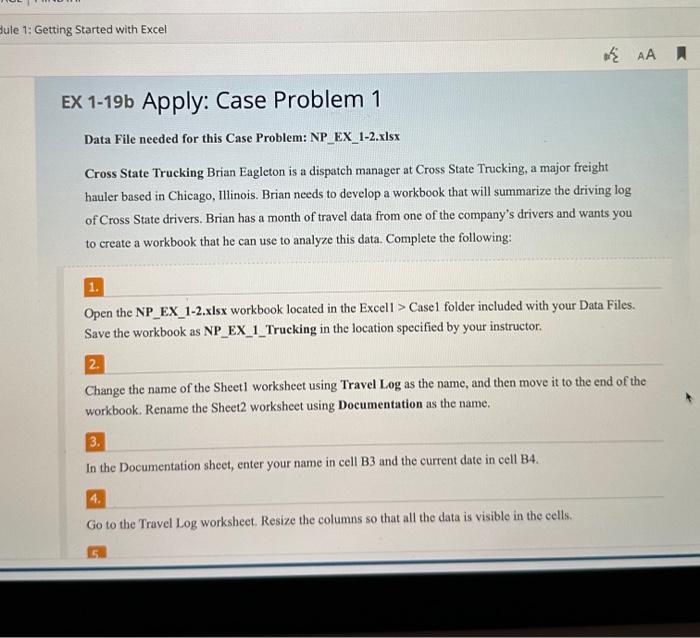 Solved Data File needed for this Case Problem: | Chegg.com
