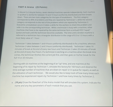 Solved FatesPART 4: Arena ( 25 ﻿Points)In Murat Cois bicycle | Chegg.com